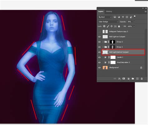How To Create Hologram Effect In Photoshop Beginners Tutorial
