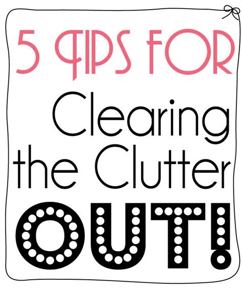 Tips For Clearing The Clutter Out Clearing Clutter Cleaning Hacks Household Hacks