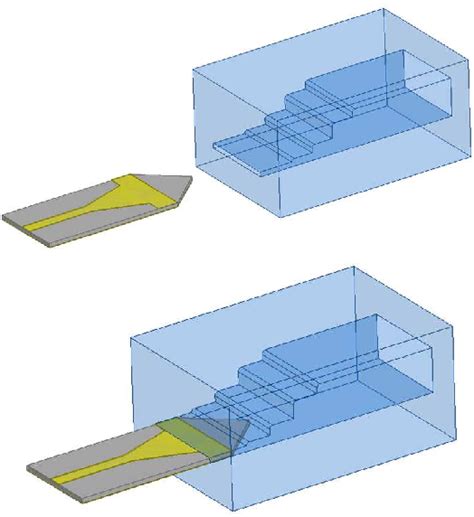 Figure From Full W Band Microstrip To Waveguide Inline Transition Semantic Scholar