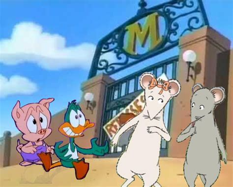 Angelina Ballerina Mouseling With William Longtail At The Gates Are