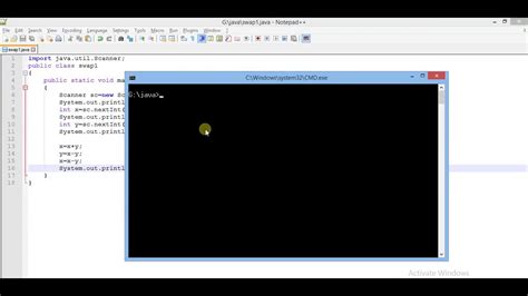 Swap Two Numbers Without Temp In Java Youtube