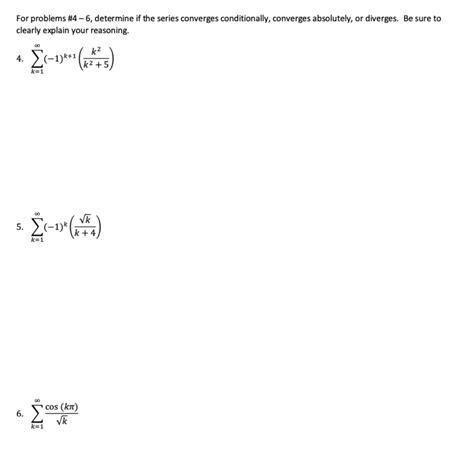 Solved For Problems Use The Comparison Test Or The Chegg Com