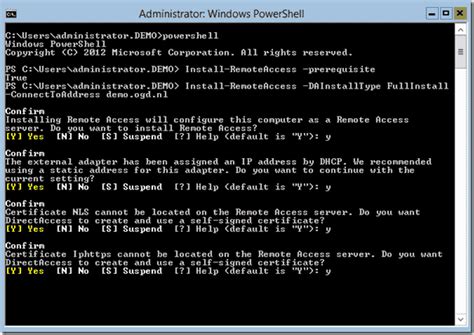 Server Core Remote Access Services Directaccess And Routing 4sysops