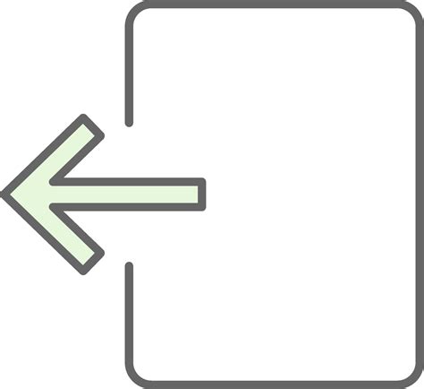 Exit Door Fillay Icon Vector Art At Vecteezy