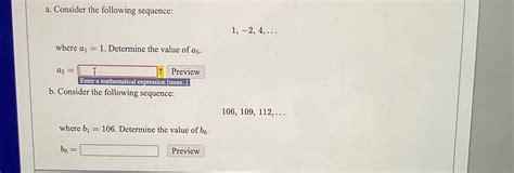 Solved A ﻿consider The Following Sequence1 24dotswhere
