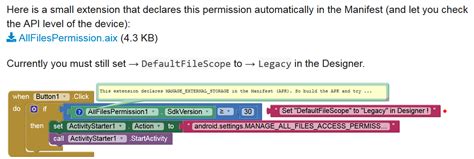 Problem In Permission Mit App Inventor Help Mit App Inventor Community