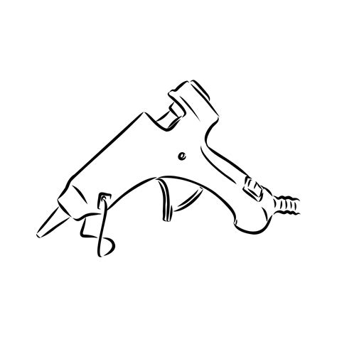 Glue Gun Vector Sketch Vector Art At Vecteezy