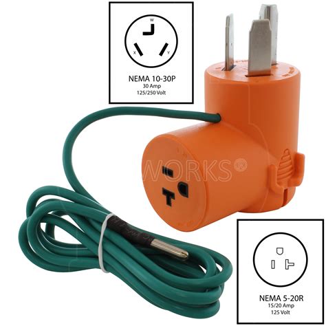 3 Prong 30 Amp Dryer Plug To 1520a 125volt Household Connections Ac