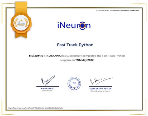 Tata Sai Prasanna On Linkedin Ineuron Pythonprogramming