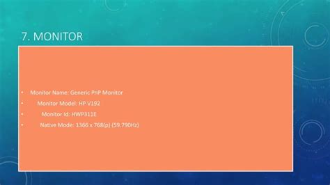 Computer Specifications Ppt