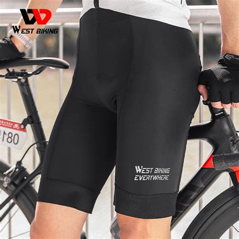 West Biking 남성용 사이클링 바지 3d 패딩 자전거 라이딩 바지 충격 방지 Mtb 자전거 반바지 자전거 사이클