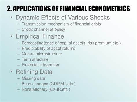 Ppt Financial Time Series Econometrics Powerpoint Presentation Free Download Id 294426