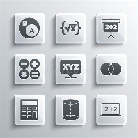 Set Geometric Figure Chalkboard Mathematics Sets A And B Xyz Coordinate System Calculator