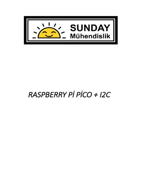 Raspberry Pi Pico I2c Pdf
