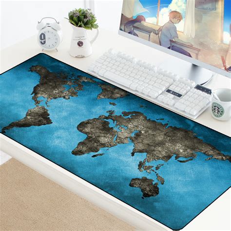 Gaming Mouse Pad World Map
