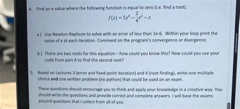 Solved Find An X Value Where The Following Function Is Chegg Com