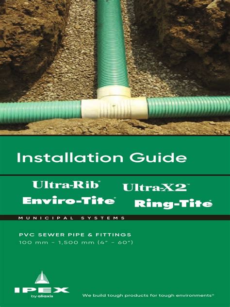 Install Guide Caen Ipex Sewer Piping System Pdf Pipe Fluid Conveyance Sanitary Sewer