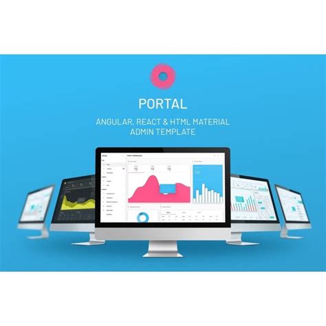 Jual Template Admin Portal Angular React Html Admin Template