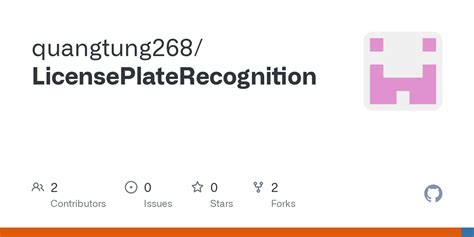 GitHub Quangtung LicensePlateRecognition