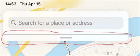 Ios How To Implement A Draggable Bar Like The Ipad Built In Application Maps Stack Overflow