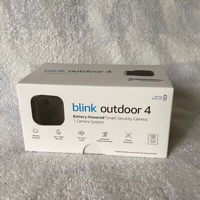 Blink Outdoor 4 4th Gen 1 Security Camera System With Sync Module New Sealed EBay