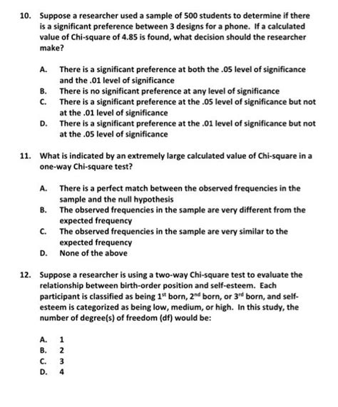 [solved] Help 7 Suppose A One Way Chi Square Test Has Degr