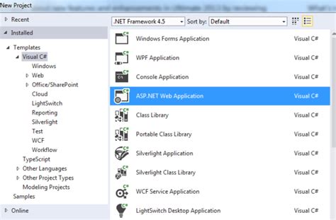Create Web Api Using Repository Using Visual Studio 2013