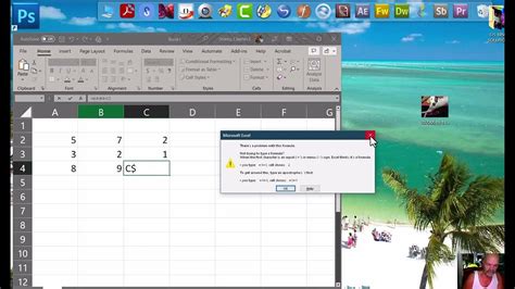 Inputting Data Into Excel Youtube
