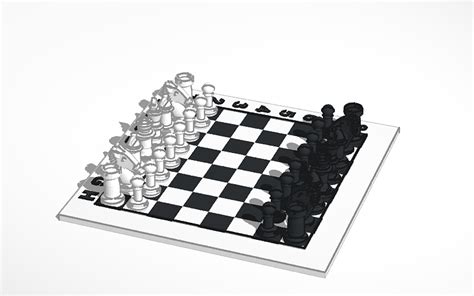3d Design Chess Set Tinkercad