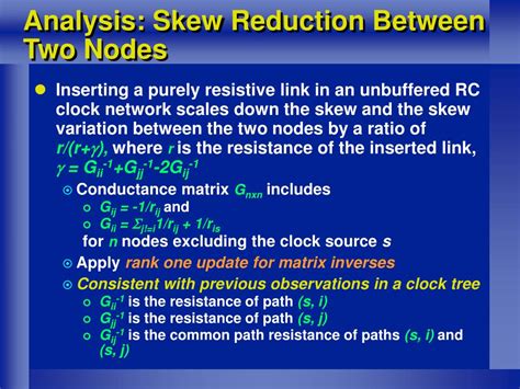 Ppt A Global Minimum Clock Distribution Network Augmentation