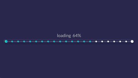 Progress Load Bar Indicator Of Status Download Vector Image