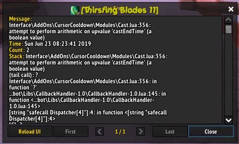 Channel LUA Error Issue 4 TimothyLuke Cursor Cooldown GitHub