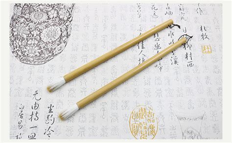 厂家批发初学者兼毫毛笔一件代发 中楷竹杆狼羊学生欧楷兼毫毛笔 阿里巴巴