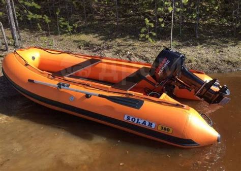 Лодка ПВХ надувная Солар Jet 380 НДНД, 2018 год, 3,80 м. надувной (пвх ...