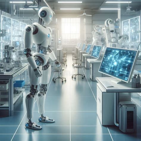 Two Advanced Robots With Touch Sensors And Advanced Ai Capabilities Engage In A Battle Of Wits