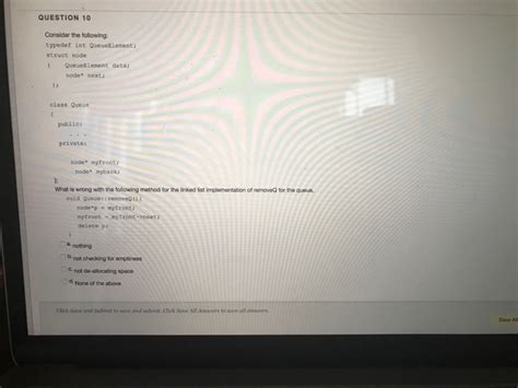 Solved Question 10 Consider The Following Typedef Int
