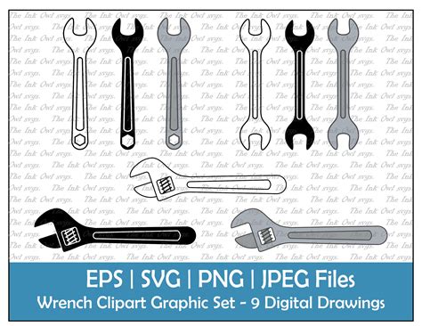 Spanners Clipart School