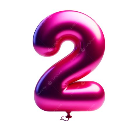 3d 렌더링 풍선 번호 2 풍선 풍선 3d 2 번 Png 일러스트 및 이미지 에 대한 무료 다운로드 Pngtree