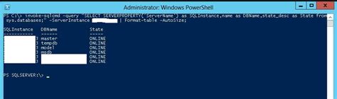 Data And Ai Knowledge Sql Server Powershell Commands For Basic Health Check