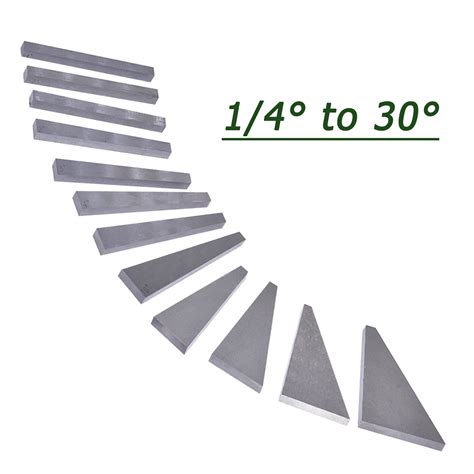 Timunr 12pcs 1 4 To 30 Precision Ground Angle Block Set