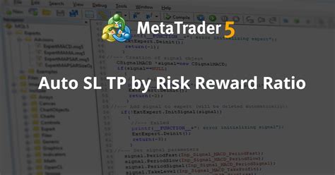 Mql5 Kod Tabanında Metatrader 5 Için Wazatrader Yazarının Auto Sl Tp By Risk Reward Ratio
