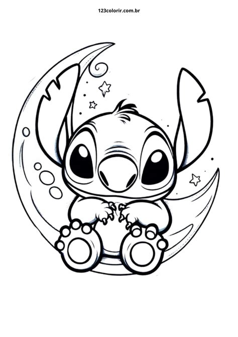 65 Desenhos Do Stitch Para Colorir Os Mais Fofos