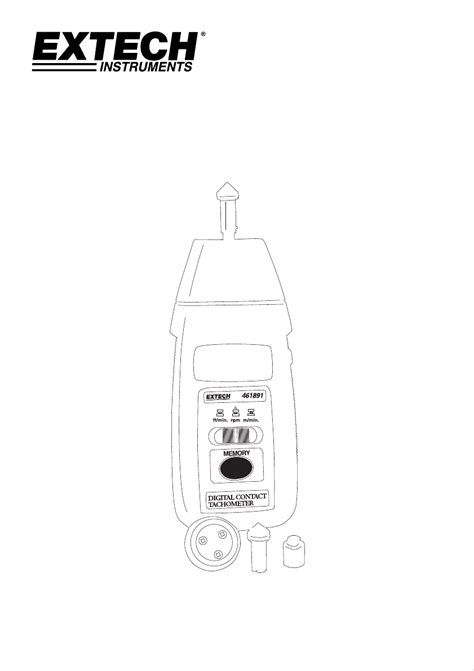 User Manual Extech 461891 English 7 Pages
