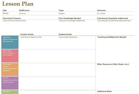 World Language Lesson Plan Template Pin On Example Planners Template