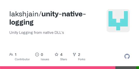 Github Lakshjainunity Native Logging Unity Logging From Native Dlls