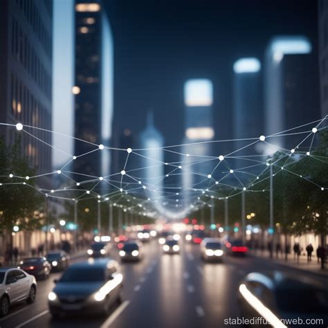 Human Mobility Network Visualization Stable Diffusion Online