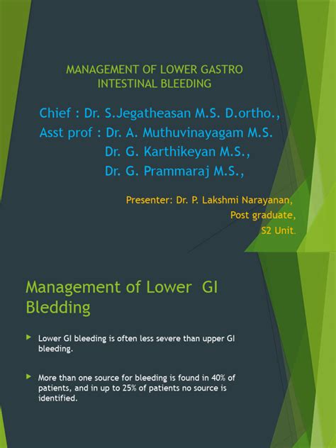 Lower Gi Bleeding Pdf Endoscopy Bleeding