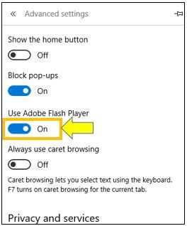 Windows Tutorials How To Manage Adobe Flash Player Settings In Microsoft Edge
