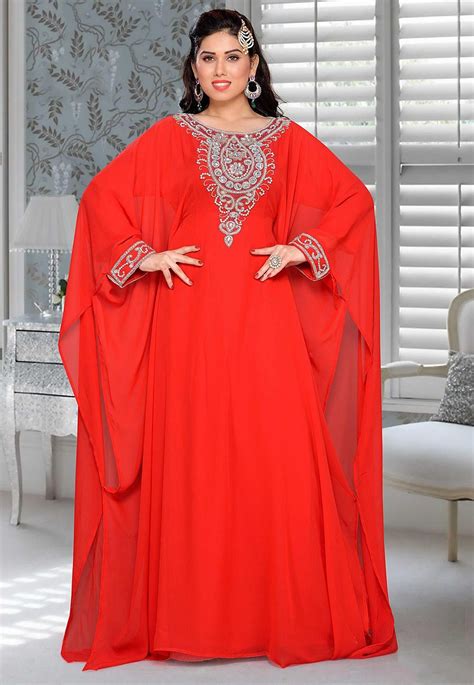 Women Kaftan Dress Maxi Party Moroccan Farasha Caftan Dubai Style
