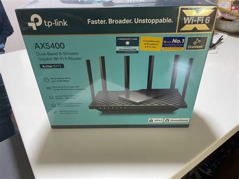 Tp Link Wifi 6 Router AX5400 Computers Tech Parts Accessories Networking On Carousell